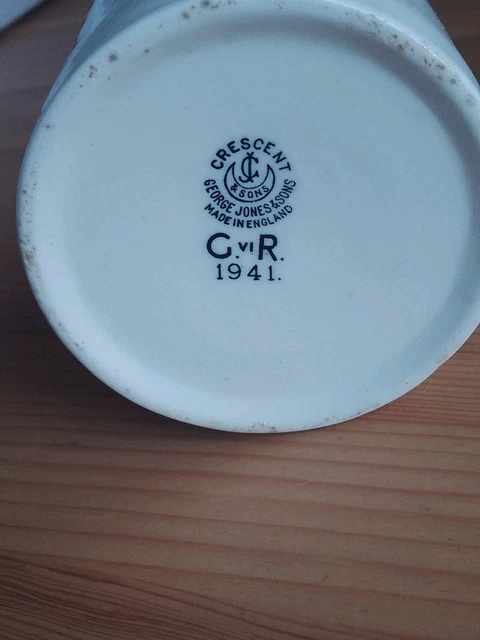 ORIGINAL WW2 1941 Dated British Army/Navy/Raf Pottery Tea Mug By George ...