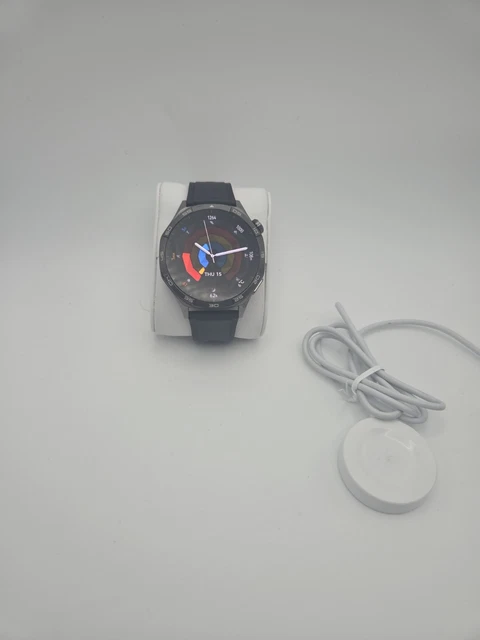 HUAWEI WATCH GT 5 46 mm Smartwatch Black Strap Waterproof Heart Rate ...