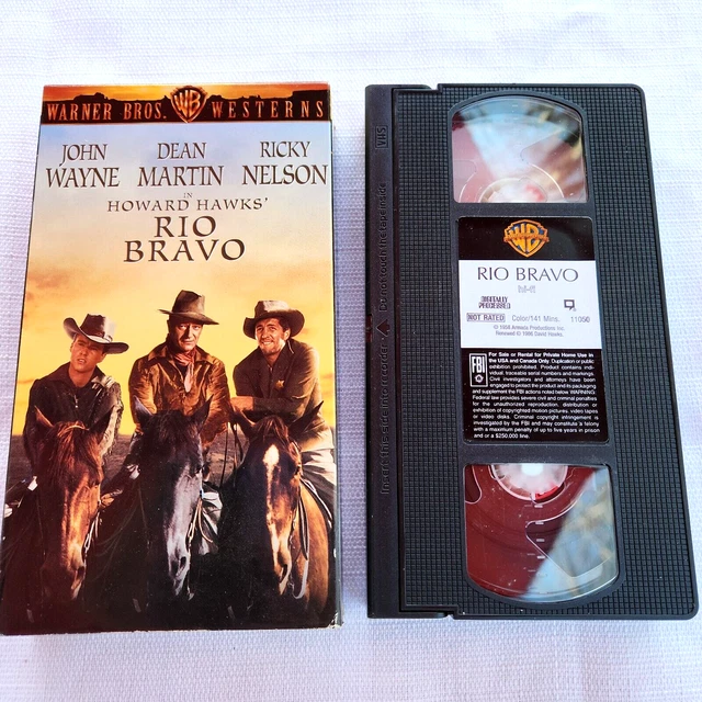 RIO BRAVO (VHS, 1996) John Wayne Dean Martin Ricky Nelson ** BUY 2 GET ...
