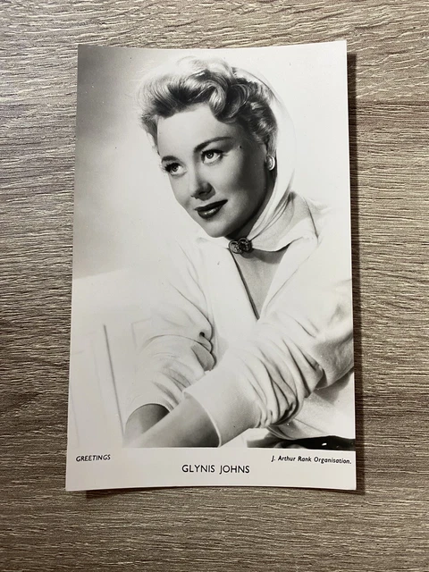 VINTAGE FPF LTD Film Stars 1950/1960’s Greetings Glynis Johns Card ...