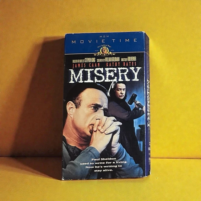 MISERY VHS 1990 Castle Rock MGM Movie Time Horror Thriller Tape Tested ...