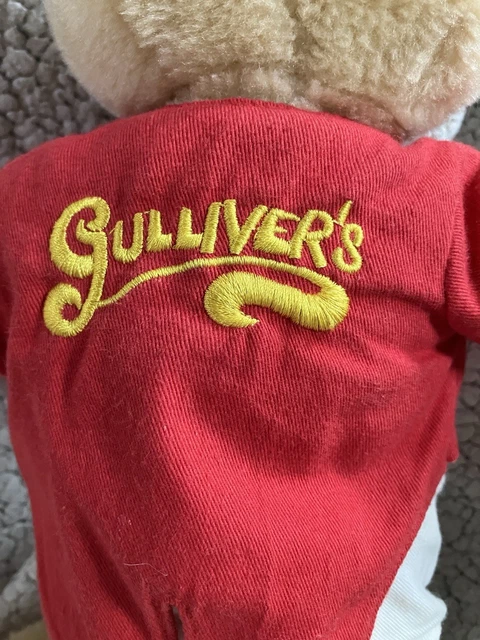 VINTAGE GULLIVERS TRAVELS World Mouse Red Bow Tie Mascot Soft Plush Toy ...