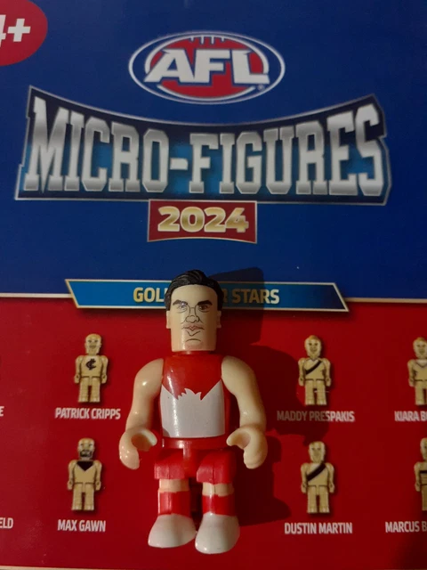 2024 AFL COLES Micro-Figures Classic 25 Errol Gulden Sydney Swans MINT ...