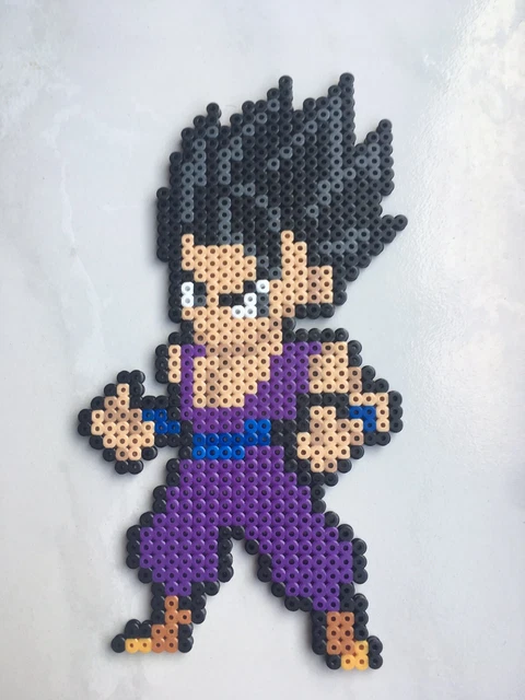 PIXEL ART / Dragon Ball Gohan Ultra Instinct Ironing Beads £8.23 ...