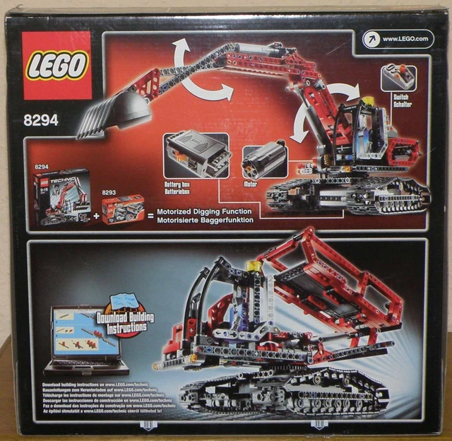 LEGO TECHNIC 8294 Bagger / Raupenbagger Kettenbagger 100% komplett mit ...