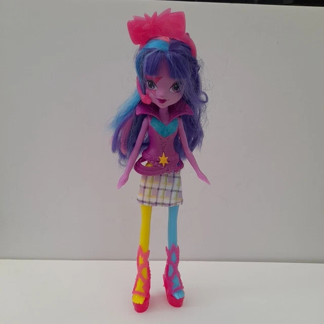 MY LITTLE PONY Equestria Girls Neon Rainbow Rocks Twilight Sparkle £7. ...
