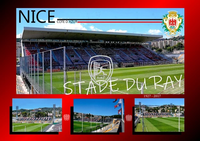 STADE DU RAY Nizza Stadionpostkarte Fussball Goundhopping OGC Nizza EUR ...