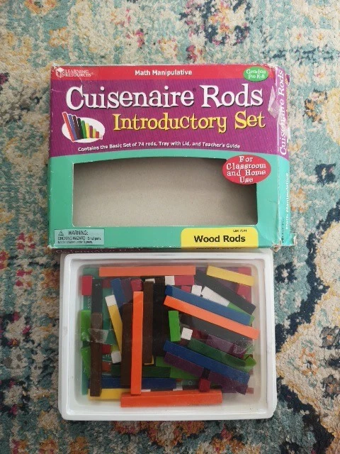CUISENAIRE RODS INTRODUCTORY Set, 74 rods, tray with lid £0.99 ...
