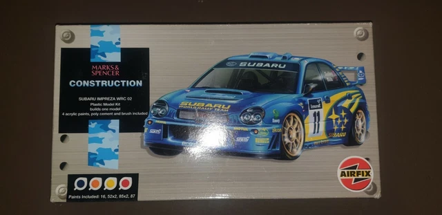 AIRFIX VINTAGE SUBARU Impreza WRC 02 Plastic Model Kit. Unopened *RARE ...