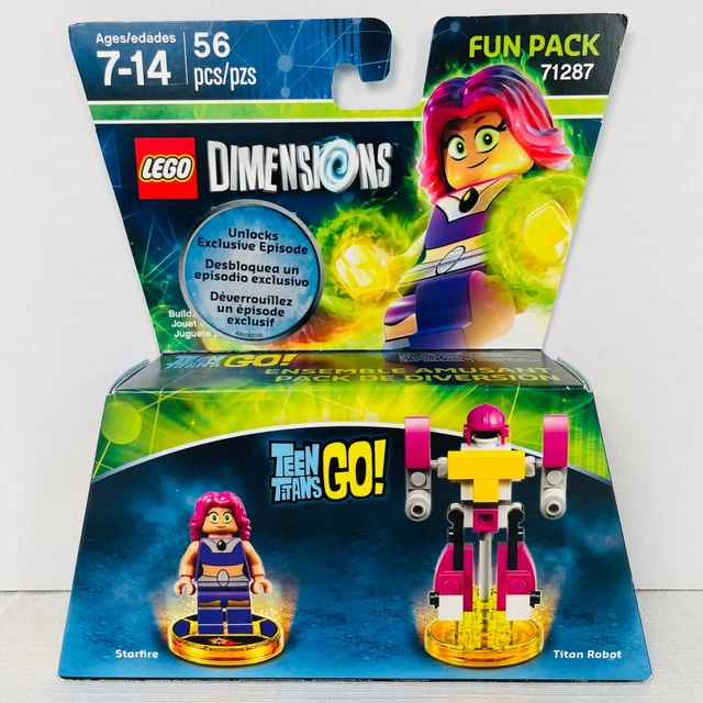 LEGO DIMENSIONS STARFIRE Teen Titans Go Fun Pack 71287 Titan Robot £16. ...