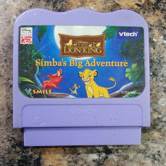 VTECH LION KING Simba's Big Adventure game, (card only) V smile $9.90 ...