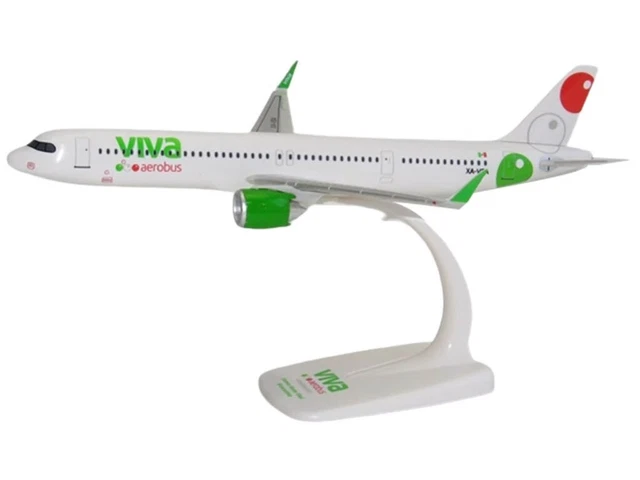 PPC VIVA AEROBUS Airbus A321neo XA-VBA Desk Top Display 1/200 Model AV ...