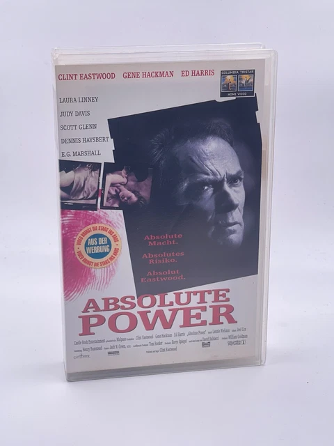 VHS ABSOLUTE POWER (1997) Clint Eastwood Gene Hackman Ed Harris Laura ...