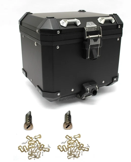 BMW R1200GS R1250GSA Aluminium Top Box Black Case with Locks ...