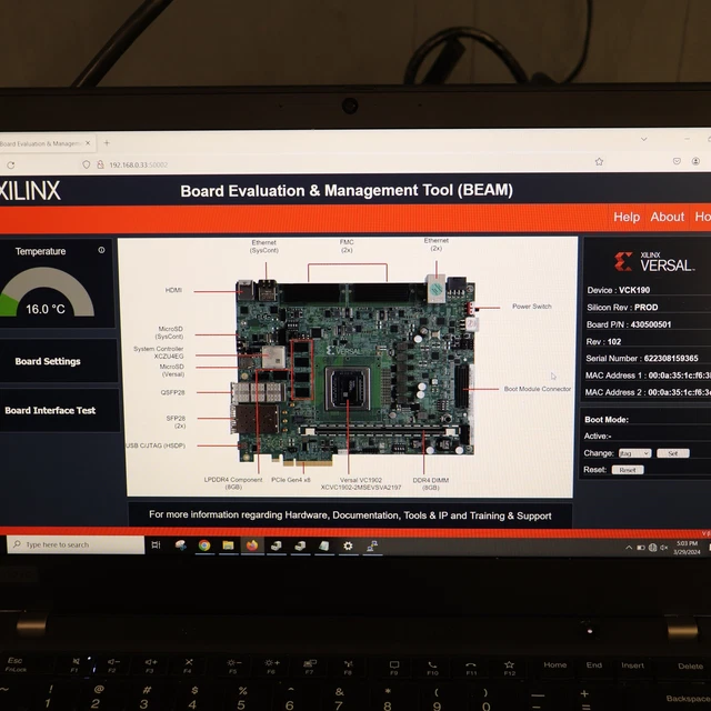 KIT D'ÉVALUATION AMD Xilinx Versal AI Core Series VCK190 EK-VCK190-G ... KIT D'ÉVALUATION AMD Xilinx Versal AI Core Series VCK190 EK-VCK190-G ...