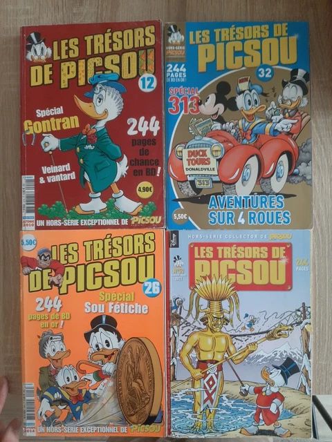 E51 LOT 4 BD Les trésors de picsou n°12-26-32-53 EUR 12,00 - PicClick FR