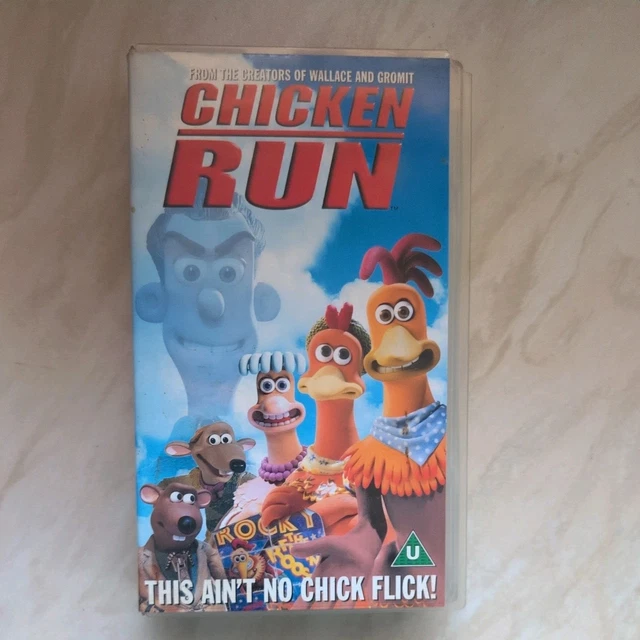 CHICKEN RUN - VHS - Classic Animated Movies £3.31 - PicClick UK