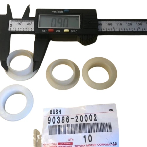 4X GENUINE TOYOTA Land Cruiser Spare Wheel Carrier Hinge Bush Set 90386 ...