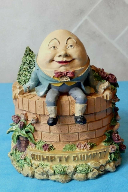 VINTAGE HUMPTY DUMPTY Cast Iron Money Box Hand Painted Piggy Bank EUR ...