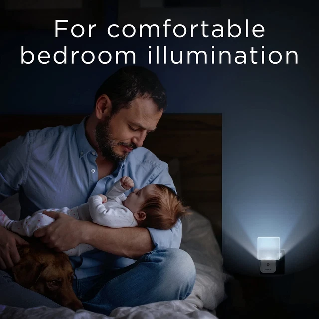 INTEGRAL LED AUTO Sensor Night Light, Plug in Wall with Dusk to Dawn ...