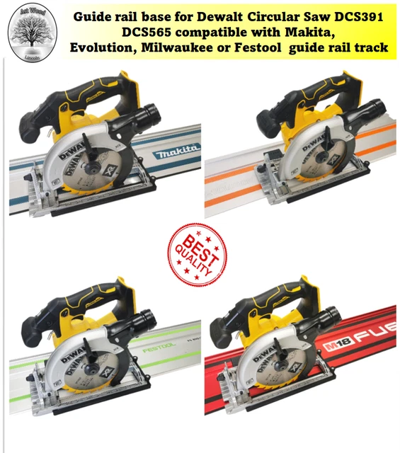DEWALT DCS391 DCS565 Adaptor base Circular Saw Makita Festool rail ...