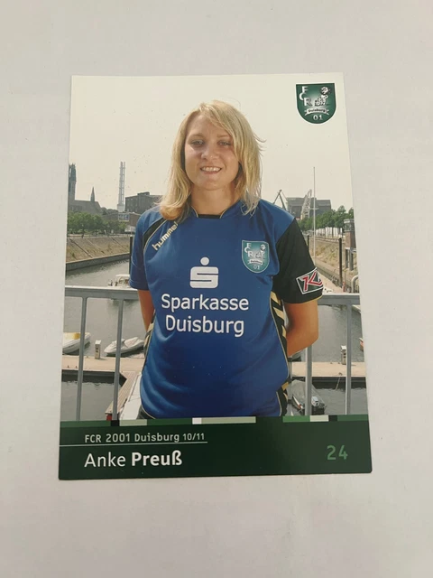 ANKE PREUSS FCR Duisburg Autogrammkarte mit Original Unterschrift EUR 1,00 - PicClick FR