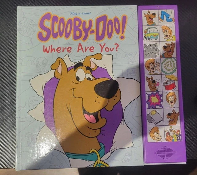 SCOOBY-DOO! WHERE ARE You? Play-A-Sound Book 1999 Vintage Cartoon ...