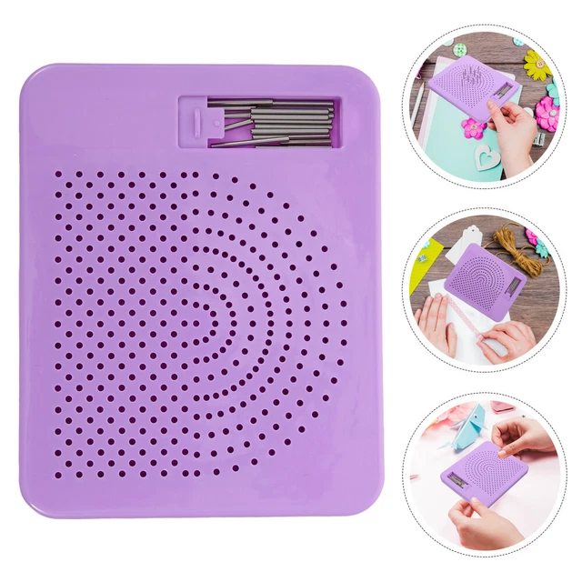 PAPER QUILLING BOARD Strips Grid Guide Papercraft Shaper Making Tool ...