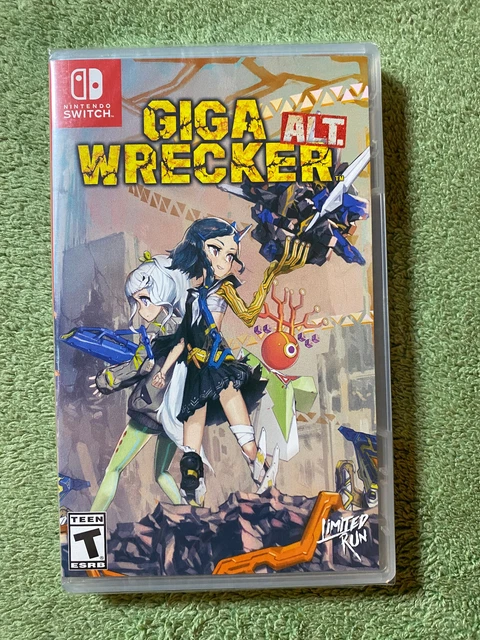 NEW GIGA WRECKER Alt. Nintendo Switch Limited run Games LRG #033 Game ...