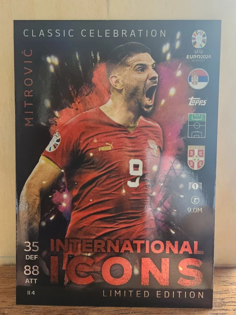 MATCH ATTAX MARKO Mitrovic UEFA Euro 2024 - International Icon ...