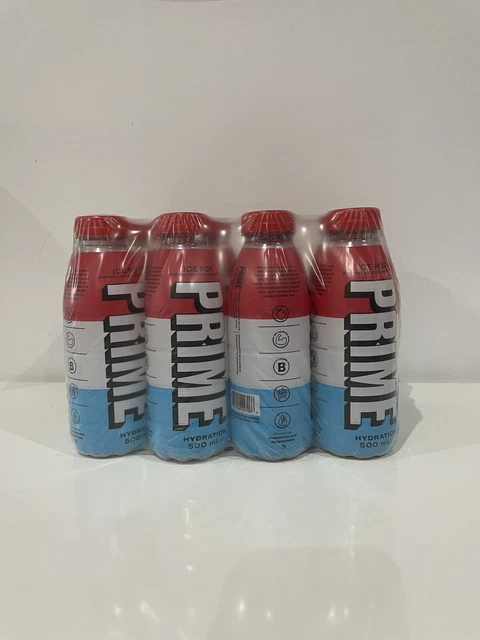PRIME HYDRATION ICE Pop 12 PACK Crate Case 500ML Bottle KSI & Logan ...
