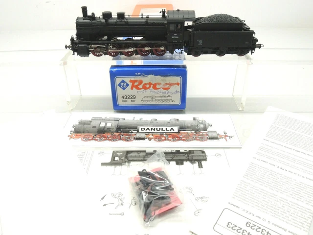 ROCO 43229 HO Dampflok BR 657.1590 ÖBB Rauch leichte Gebrauchsspuren ...