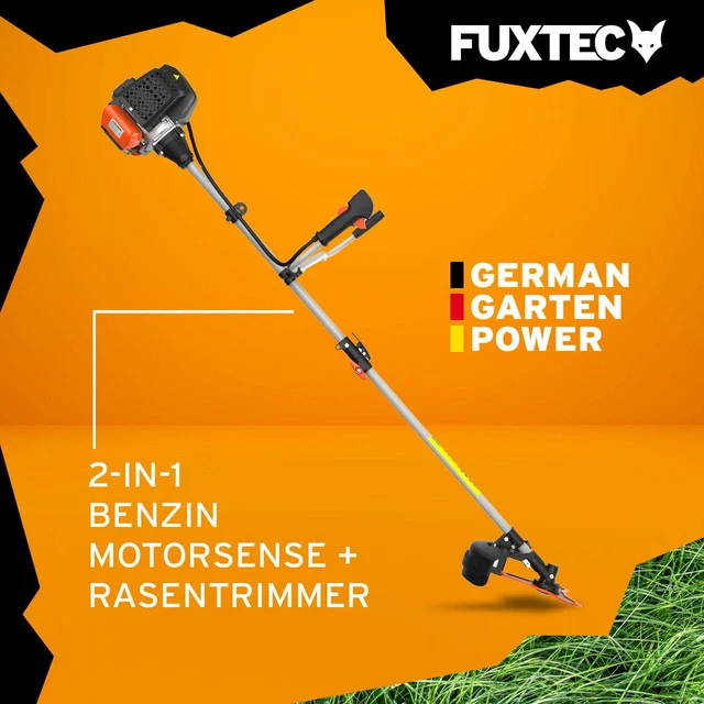 FUXTEC BENZIN MOTORSENSE Rasentrimmer FX-MS152 Freischneider Rasenmäher ...