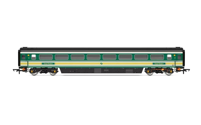 BNIB HORNBY R40233B BR Mk3 TS coach (scale length) 42196 with FGW Fag ...