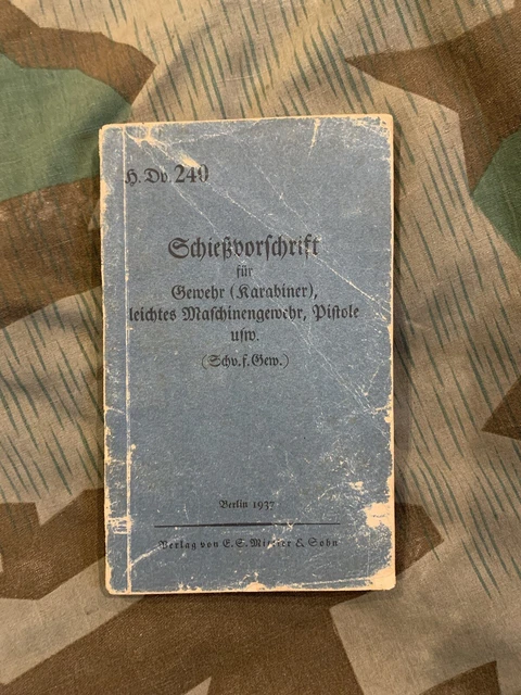 WW2 GERMAN MG 13 manual MG 34 42 Flak Wehrmacht Werkzeug Handbuch Book ...