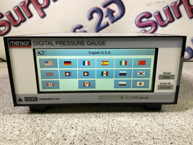 WIKA MENSOR 2500 Precission Pressure Gauge +/- 7 kPa gauge $1,999.99 ...