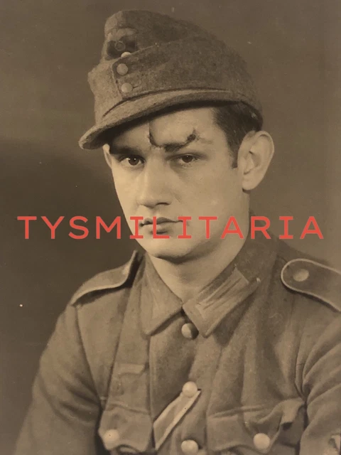 ORIGINAL WW2 PHOTO German Army Infantryman Battle Scarred £8.75 ...