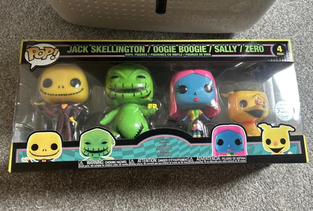 NIGHTMARE BEFORE CHRISTMAS Funko pop 4 Pack Jack Skeleton Special ...
