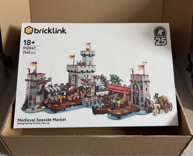 LEGO 910047 Medieval Seaside Market Bricklink Designer Program £265.00 ...