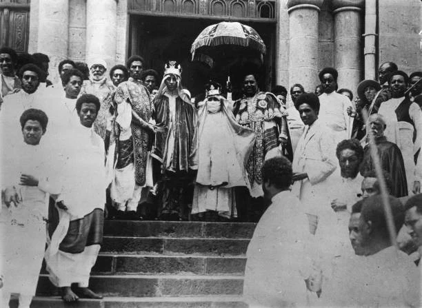 ETHIOPIAN CROWN PRINCE Asfa Wossen marriage to Princess Voizero Vo- Old ...