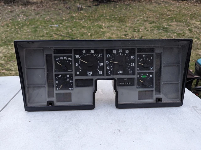 INTERNATIONAL BUS INSTRUMENT Dash Gauge instrument Cluster 7 Gauges ...