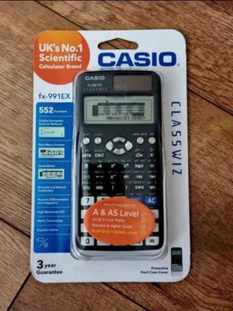 CASIO FX-991EX CLASSWIZ Scientific Calculator - Black £19.95 - PicClick UK