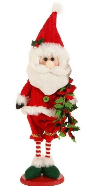 25& STANDING SANTA Table Top Mantle Floor RAZ CHRISTMAS Decor 3729256 ...