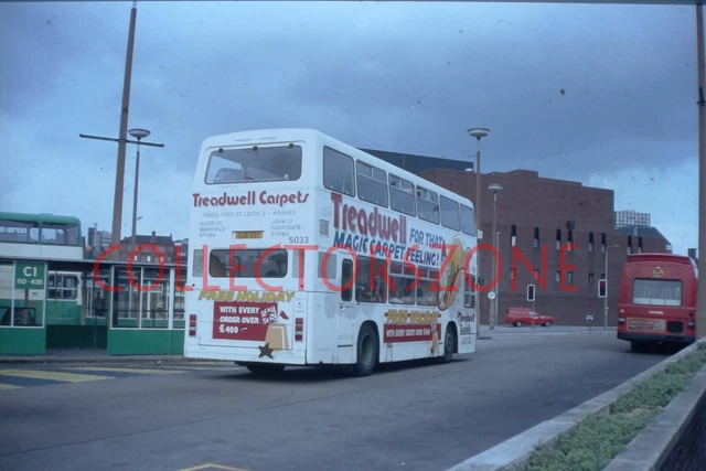 35MM SLIDE 1984 Leeds Olympian Bus CUB33Y Treadwel Carpets livery With ...