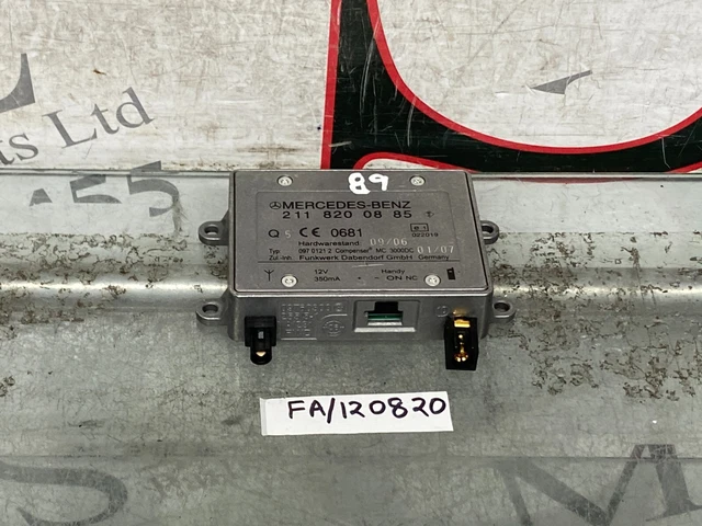 MERCEDES BENZ W211 E Class Bluetooth Control Module Ecu A2118200885 £17 ...