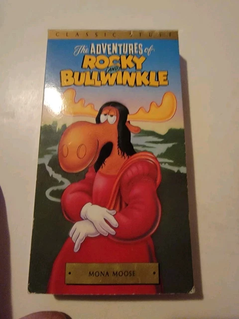 THE ADVENTURES OF Rocky Bullwinkle - Vol. 1: Mona Moose (VHS, 1991 ...