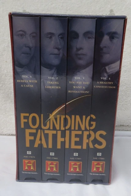 NEW-FOUNDING FATHERS BOX Set The History Channel VHS 4-Tape Set VHS ...