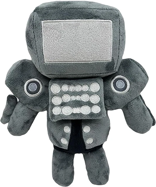 SKIBIDI TOILET MAN Plush, Upgraded Titan TV Man Stuffed Plush Doll ...