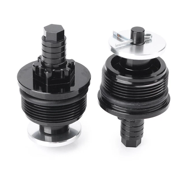FRONT PRELOAD ADJUSTER Fork Caps Bolt Fit Honda CBR250R Black ...