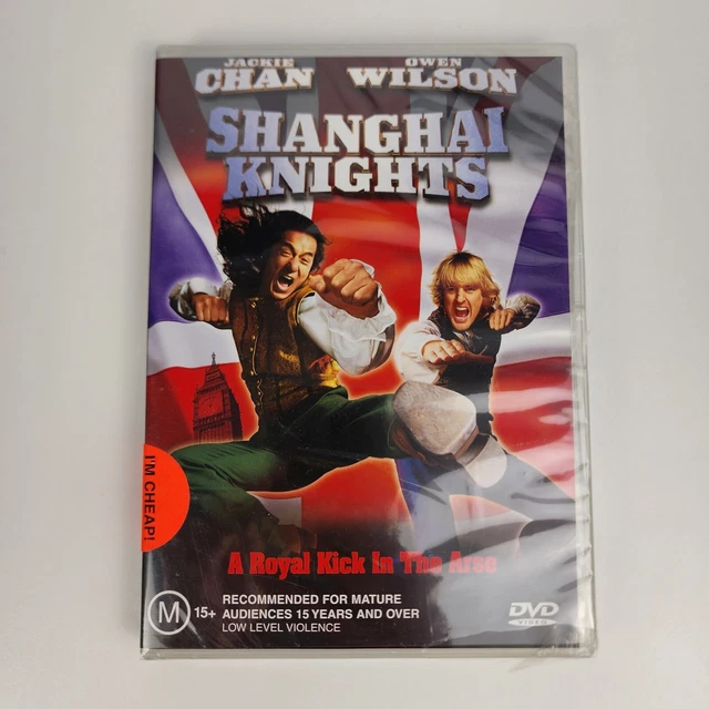 SHANGHAI KNIGHTS DVD Jackie Chan Owen Wilson Comedy Rated M15+ Region 4 ...